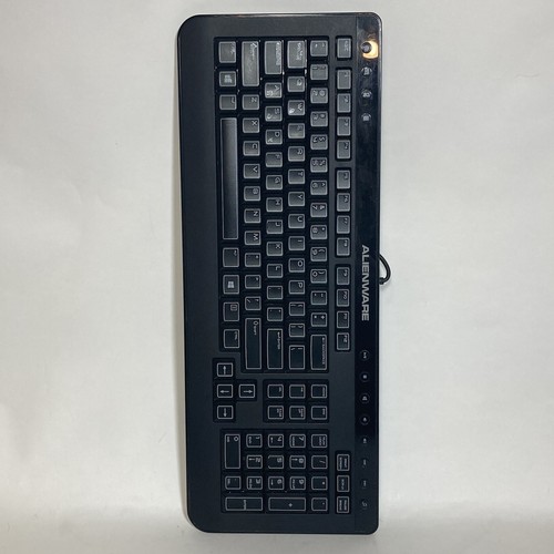 Alienware Slim Gaming Keyboard SK-8165 Wired USB Black Tested | eBay