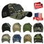 USA American US Flag Baseball Cap Army Tactical Mesh Military Camo ...