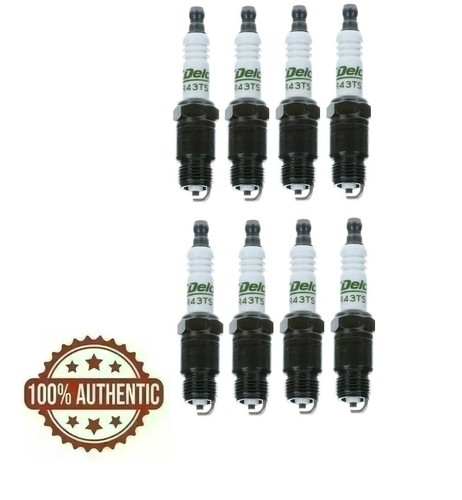 SET OF 8 GENUINE ACDELCO CR43TS SPARK PLUGS 19157996 | eBay