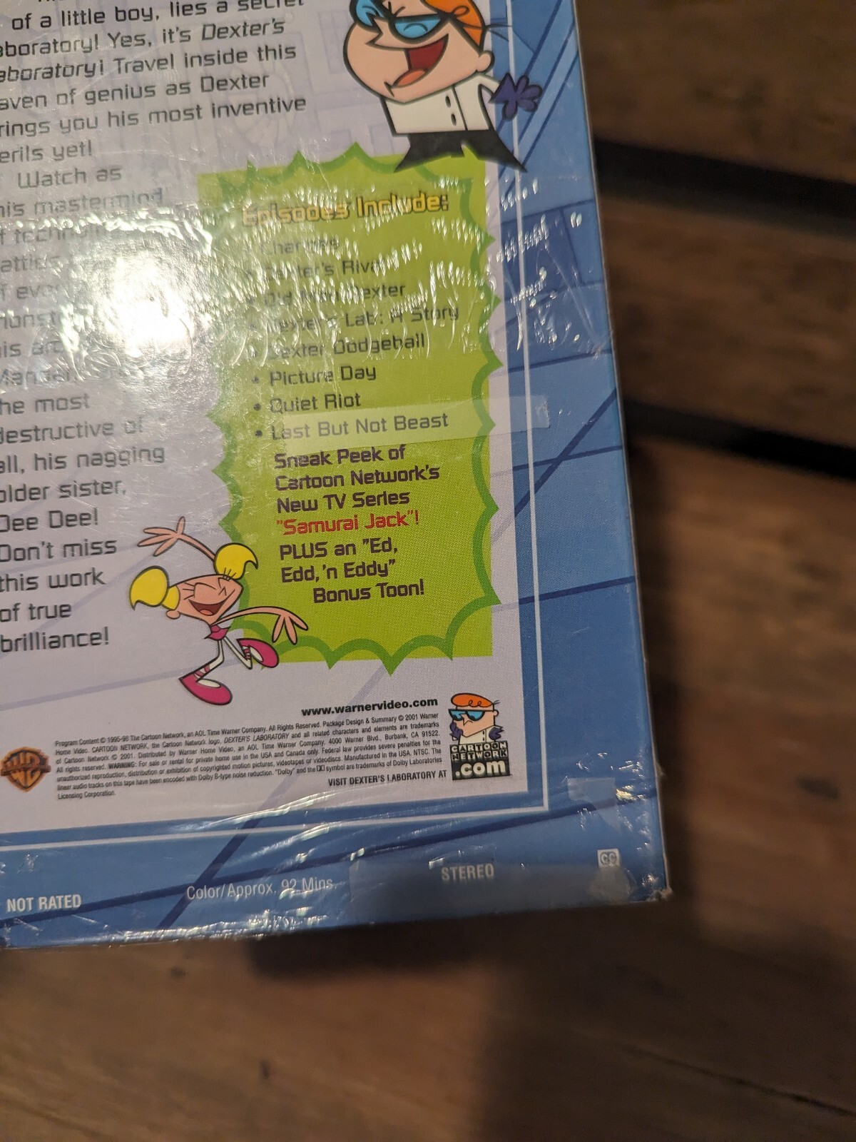 Dexters Laboratory VHS Greatest Adventures CN Slipsleeve Creator's ...