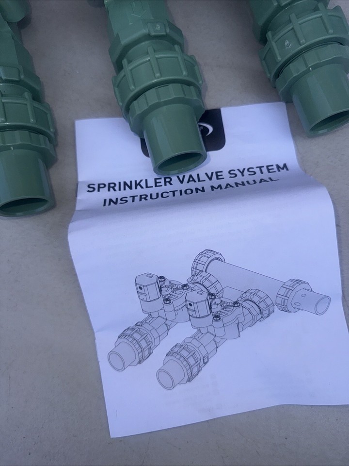 Orbit 57253, 3-Valve Heavy Duty Sprinkler Inline Manifold System, 3/4 ...