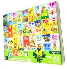 Grafix Giant 45pc Alphabet Floor Puzzle Jigsaw 63 X 43cm Kids Play ...