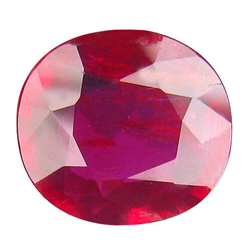 0.84Ct "GCI" CERTIFIED ! NATURAL NO HEAT PURPLISH RED RUBY FROM ...