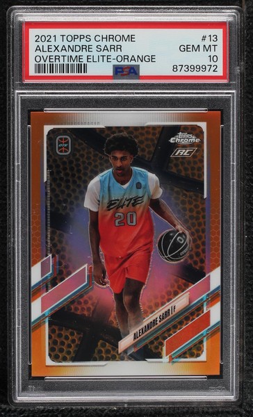 2021-22 Topps Chrome OTE Overtime Elite - Orange Basketball Refractor ...