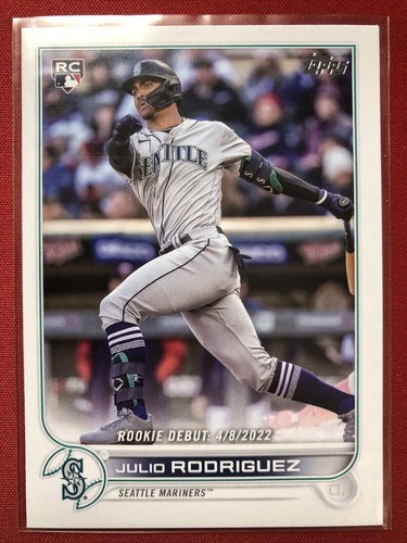 JULIO RODRIGUEZ TOPPS BASEBALL ROOKIE CARD $$ | eBay