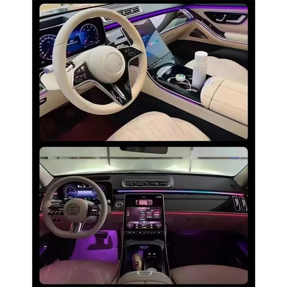 64 Color LED Active Ambient Light Kit For Mercedes Benz S Class W223 ...