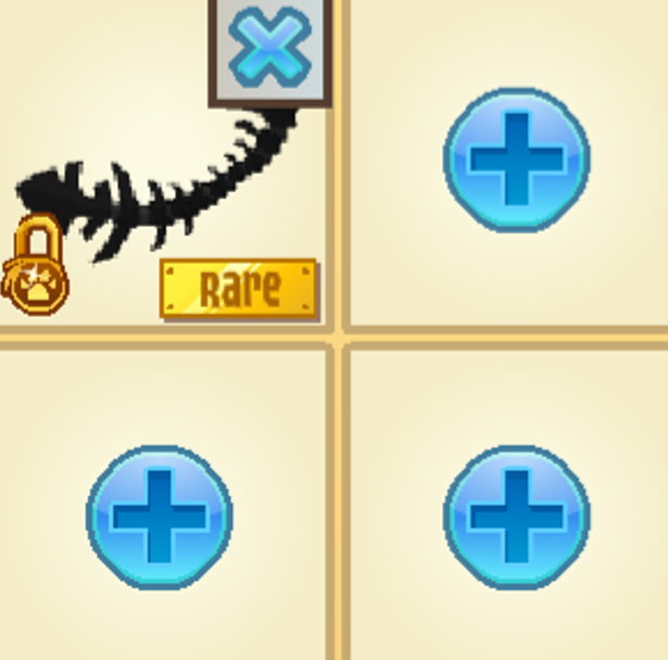 Animal Jam Classic AJ AJC Rare Item Monday Black Scary Bone Tail Item ...