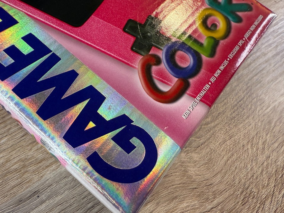 BOITE + NOTICE SANS CONSOLE Nintendo Game Boy Color Pink Rose EUR ...