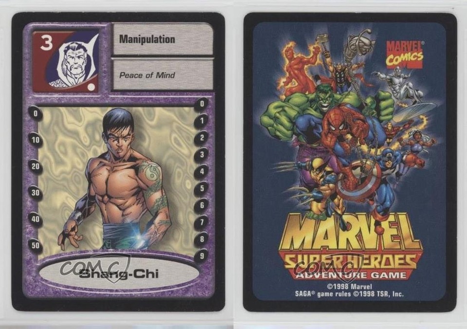 1998 Marvel Super Heroes Adventure Game Shang-Li Shang-Chi #SHCH 0f4i ...