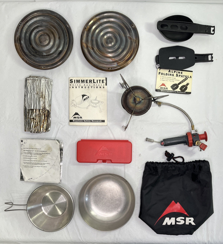 MSR SimmerLite Backpacking Camp Stove W/ Service Kit & Accs | eBay