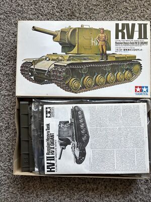 Tamiya 1/35 Military Miniature Series KV-2 KV-ii Gigant Russian Heavy ...