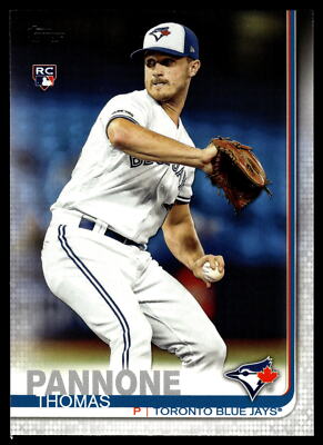 2019 Topps Update Thomas Pannone US239 Toronto Blue Jays Rookie ...