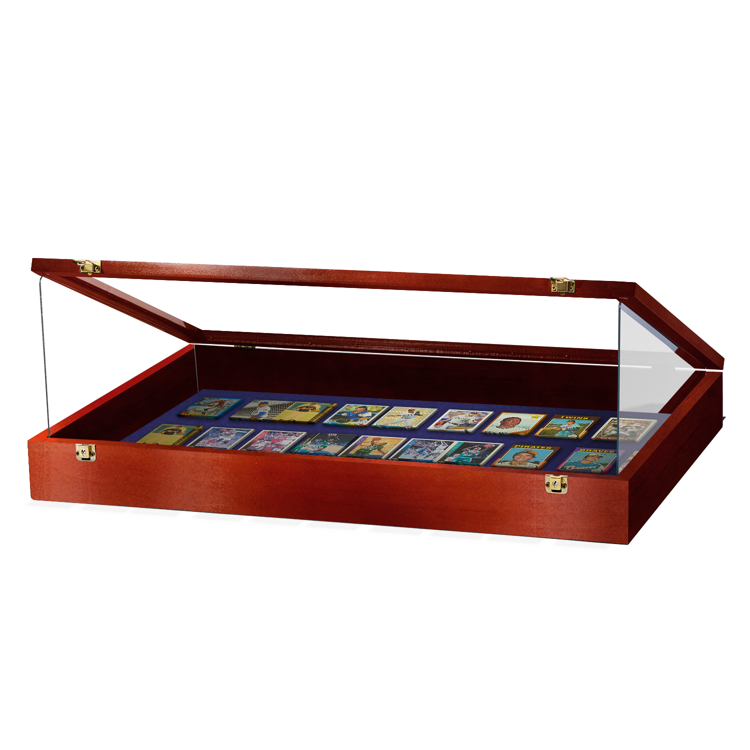 Trade Show Display Case Portable Baseball Card Display- Jewelry Case ...