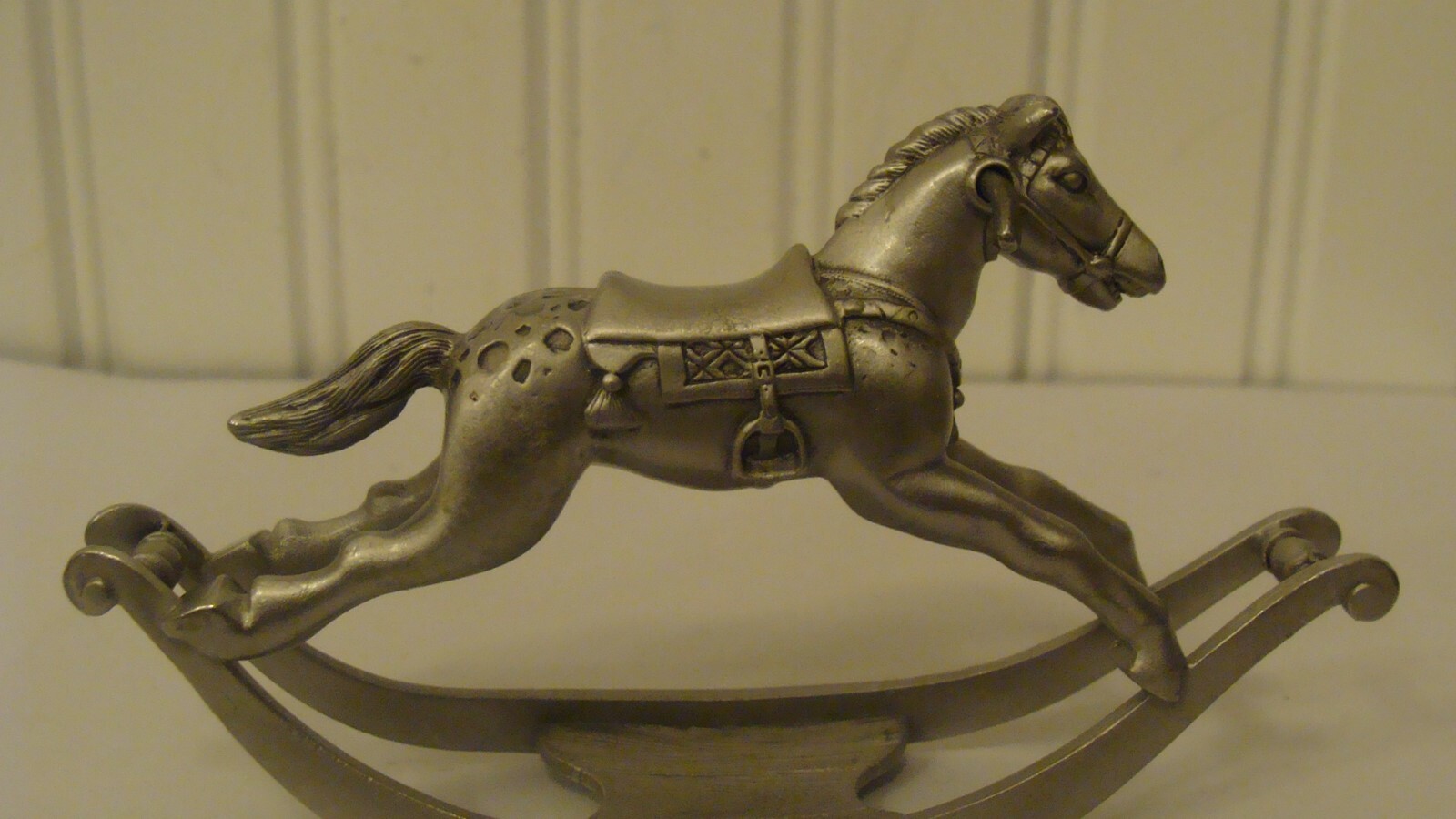 Vintage Fort Pewter Miniature Rocking Horse Figurine | eBay