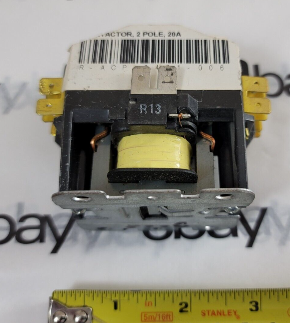 ACP 24VAC Coil Contactor 8401-006 2 Pole 20 Amp Siemens D70637.017 ...
