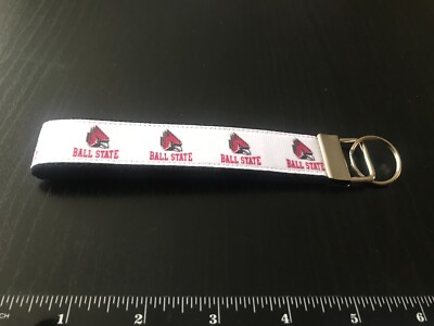 Ball State University, Key Fobs, Key Chains, Wristlet, College, Wrist ...