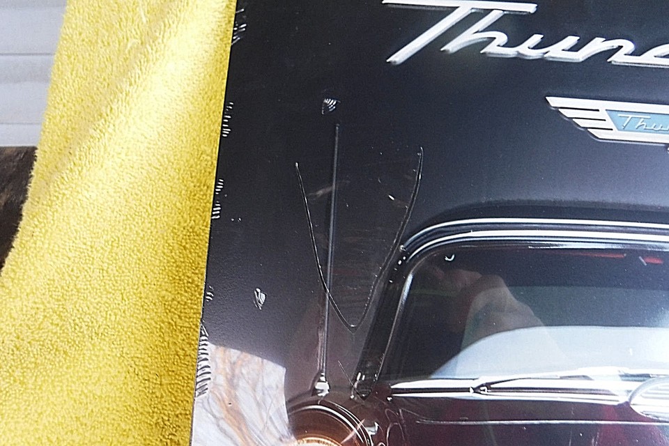 RARE! HTF! LARGE 3D METAL SIGN 1955 FORD THUNDERBIRD T-BIRD METAL SIGN ...