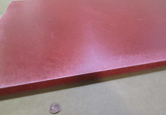 GPO3 Electrical Red Fiberglass Sheet 3/4" Thick x 12.0" Wide x 12.0 ...