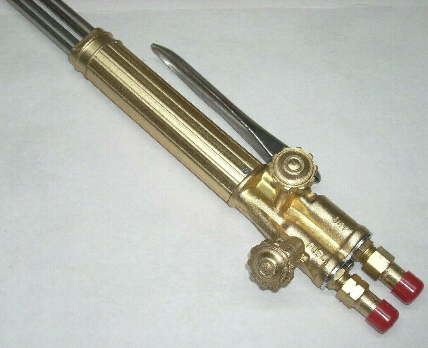 21" Acetylene Cutting Torch w Tip & Check Valves 90 Deg Fits Large ...