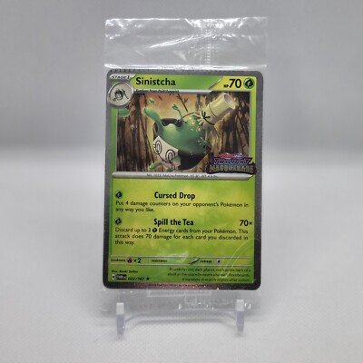 Pokemon TCG - Sinistcha 022/167 TWM BestBuy Sealed Stamp Promo 🔥 ...