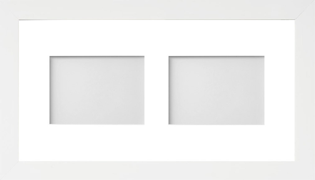 Multiple Photo Picture Frame Glossy White Candy Range with Multi ...