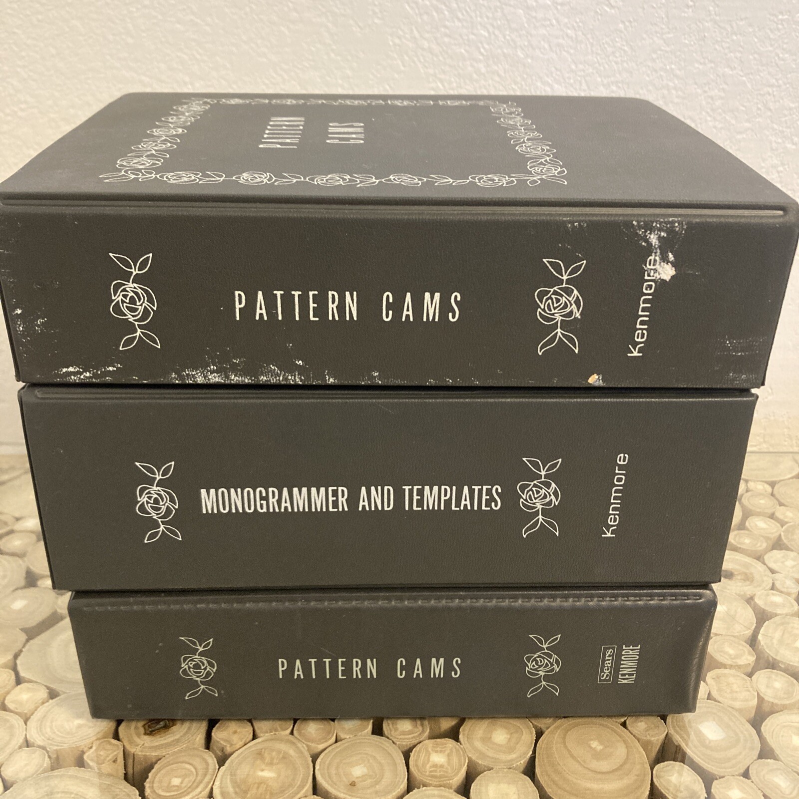 3 Sears Kenmore Sewing Machine Pattern Cams Monogram Templates ...