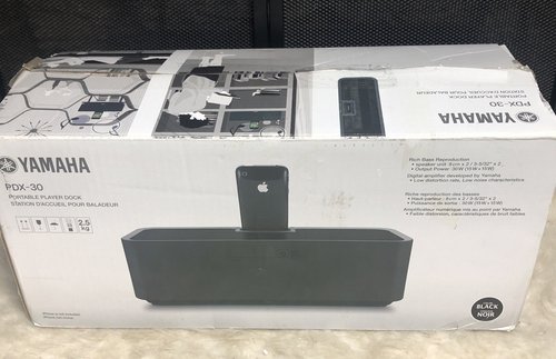 Yamaha PDX-30 Portable iPod Player Dock 30 Pin iPhone | eBay