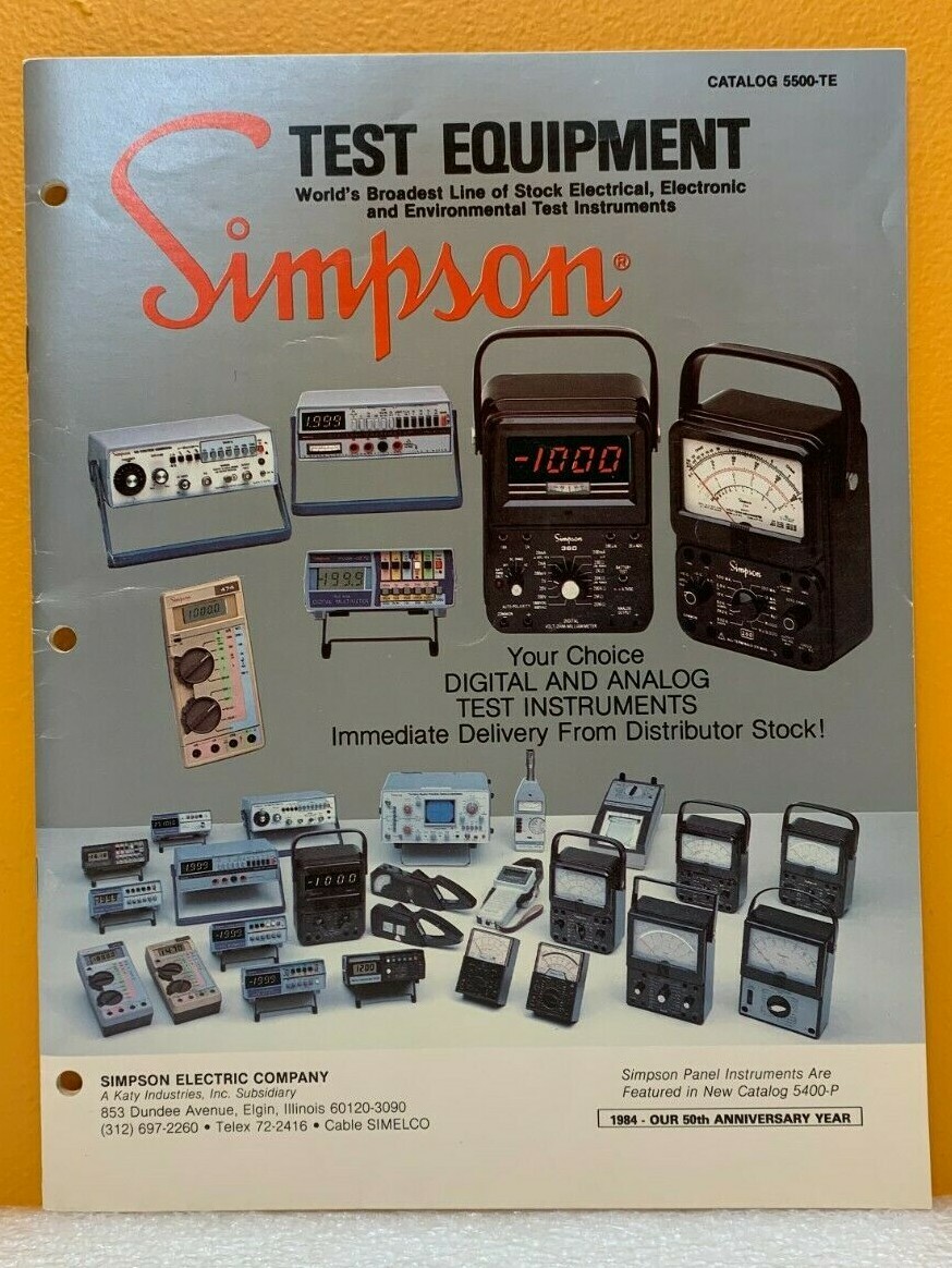 Electronic Test Equipment Catalog - Catalog Library