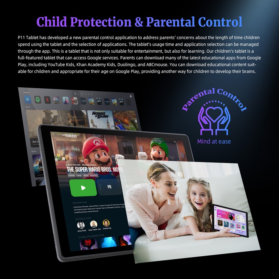 Tablet Octa-Core Android 13 Tablet 6+64GB Dual Camera Bluetooth WIFI ...