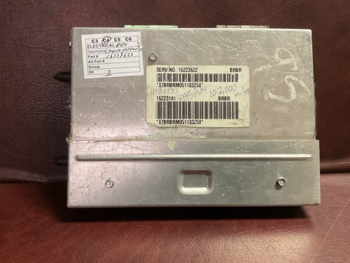 1995 Auto C4 Corvette BCM Body Control Module | eBay