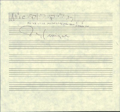 JAY LIVINGSTON - AUTOGRAPH MUSICAL QUOTATION SIGNED | eBay