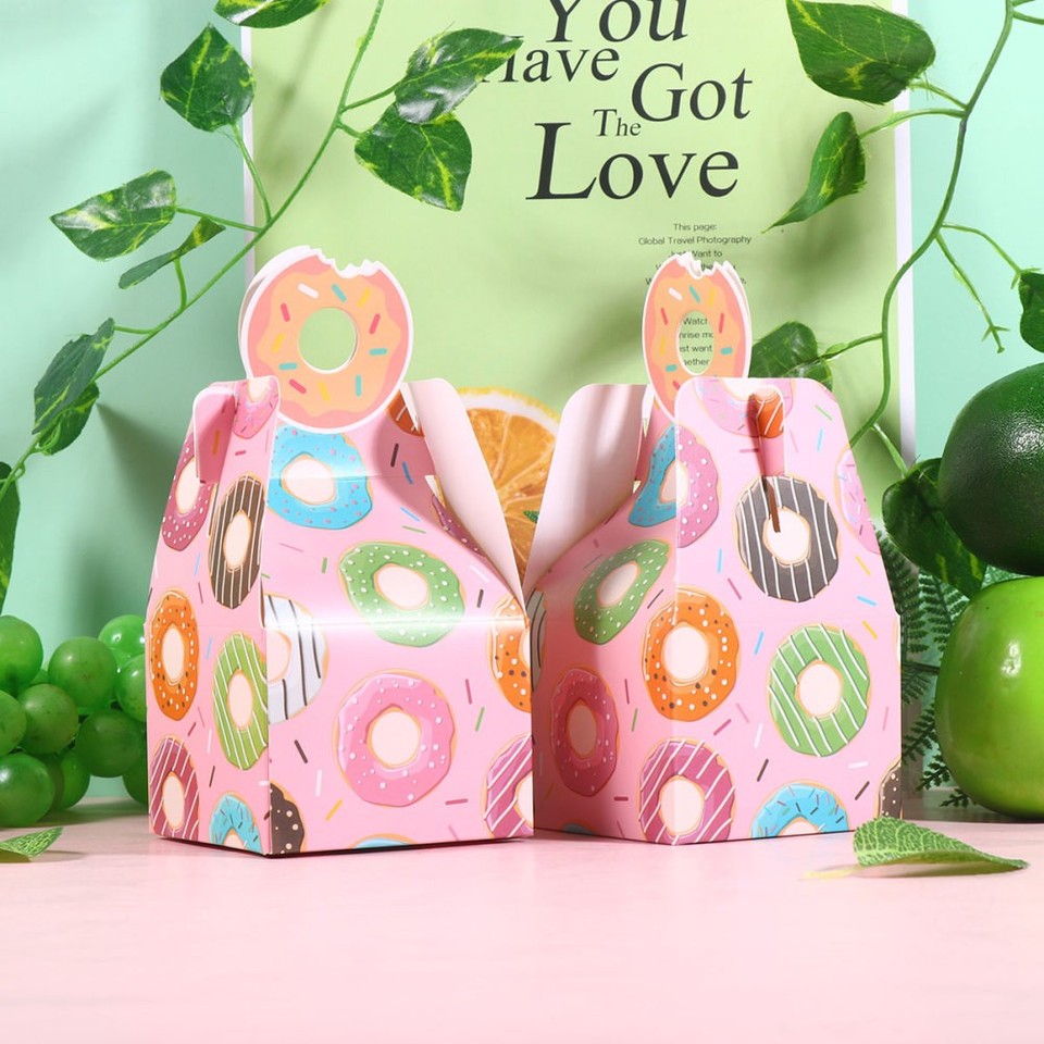 1 Set/25pcs Paper Box Beautiful Printing Cake Gifts Packing Paper Box ...