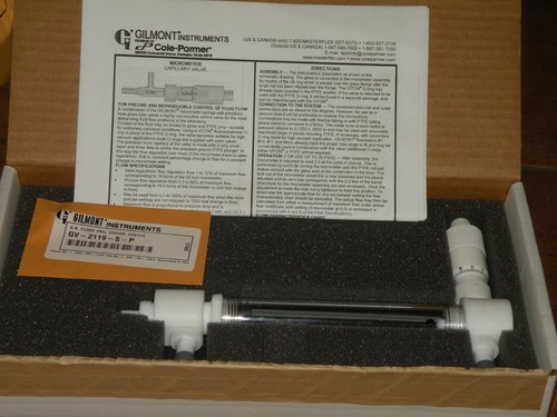 Gilmont / Cole Parmer Compact Flowmeter / Micrometer #15 GF-9360 | eBay