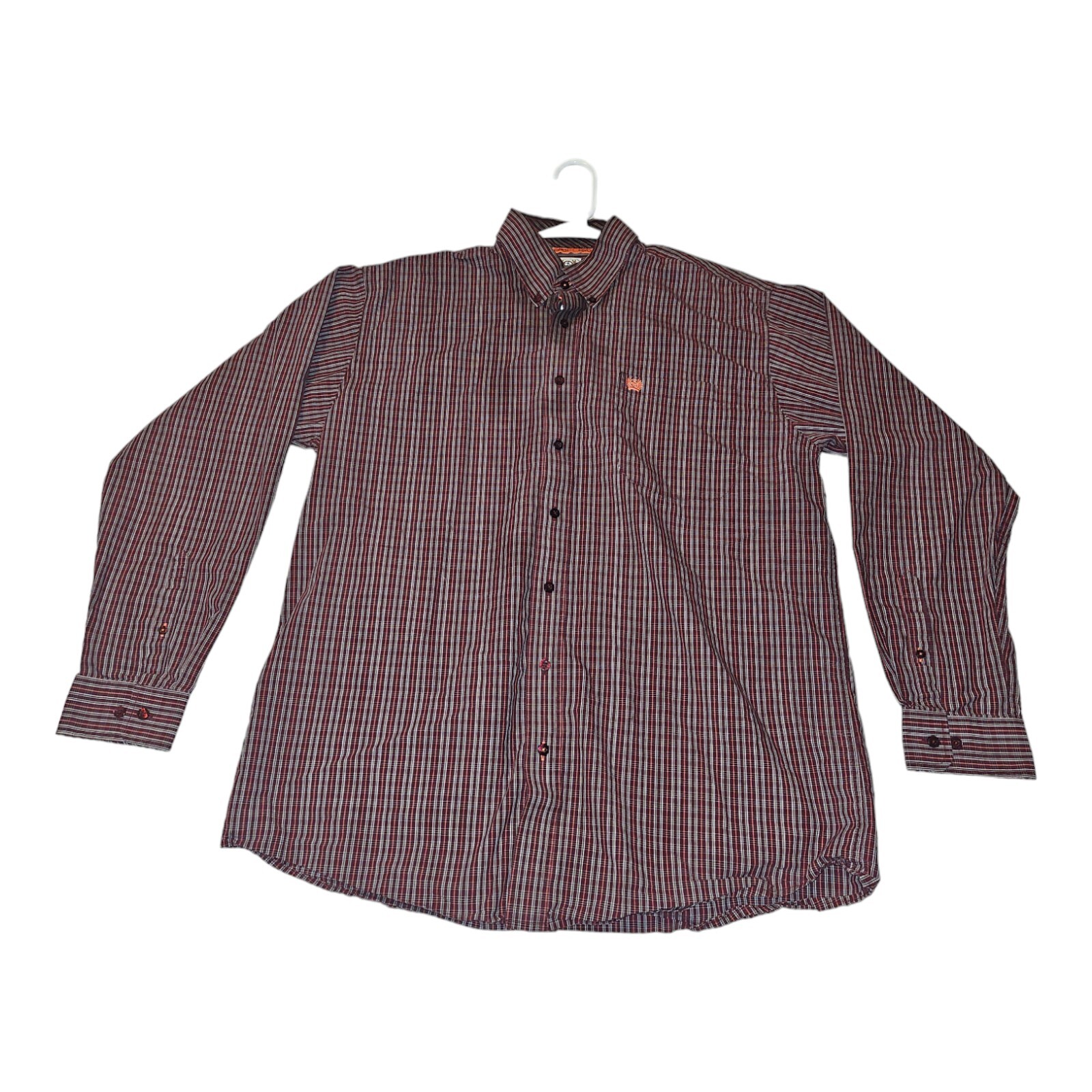 Cinch Button Down Shirt Large Men's Long Sleeve Red Check Western ...