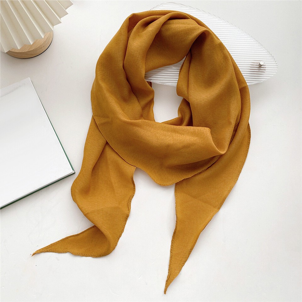 50*175cm Solid Color Scarf Women's Neck Scarf Fashion Shawls Wraps Soft ...