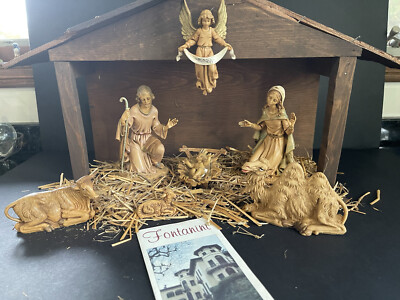Vintage Fontanini Roman Nativity Set Made In Italy Christmas | eBay