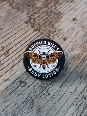 Enamel Pin Badge Silence Of The Lambs Horror Buffalo Bill Hannibal ...