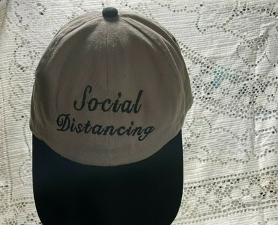 Baseball Hat~unisex ~Embroidered /Social Distancing~ adjustable One ...
