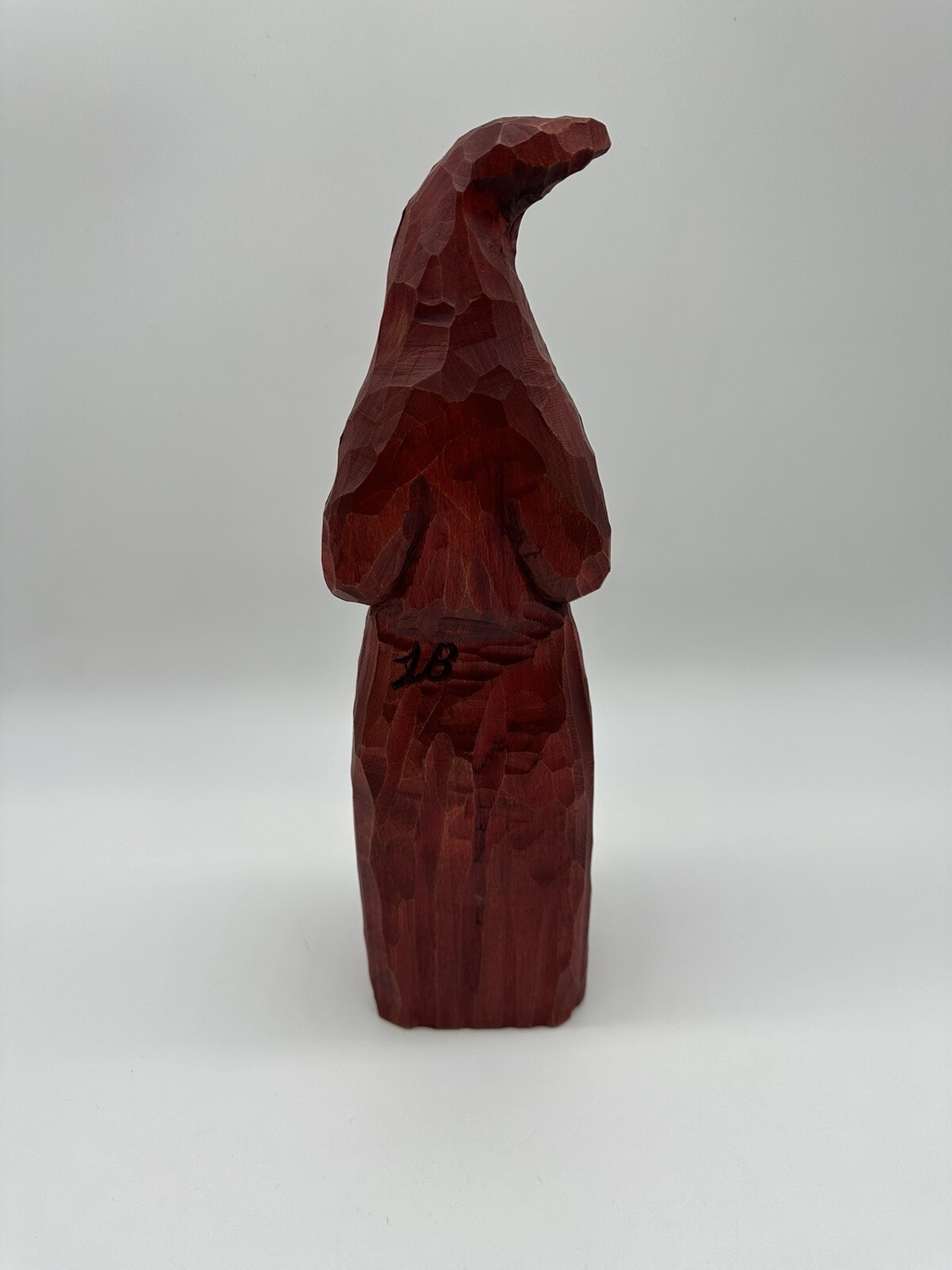 Vintage Folk Art Hand Carved Wood Santa Claus Lewis Brown Jr. 1988 #291 ...