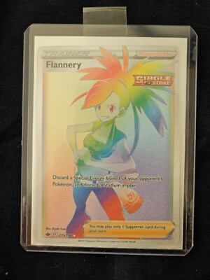 Pokémon TCG Flannery 215/198 Chilling Reign Full Art Secret Rare | eBay