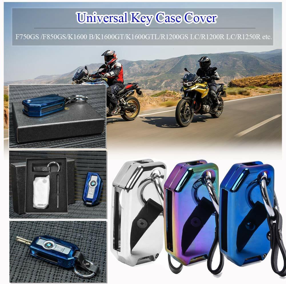 Keyring Key Fob Case Holder Cover KeyChain For BMW R1200GS F800GS ...