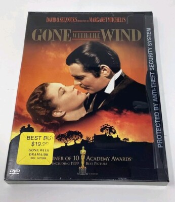 Gone With the Wind (1939) (Snap Case, DVD, 1999, Warner Bros) - New ...