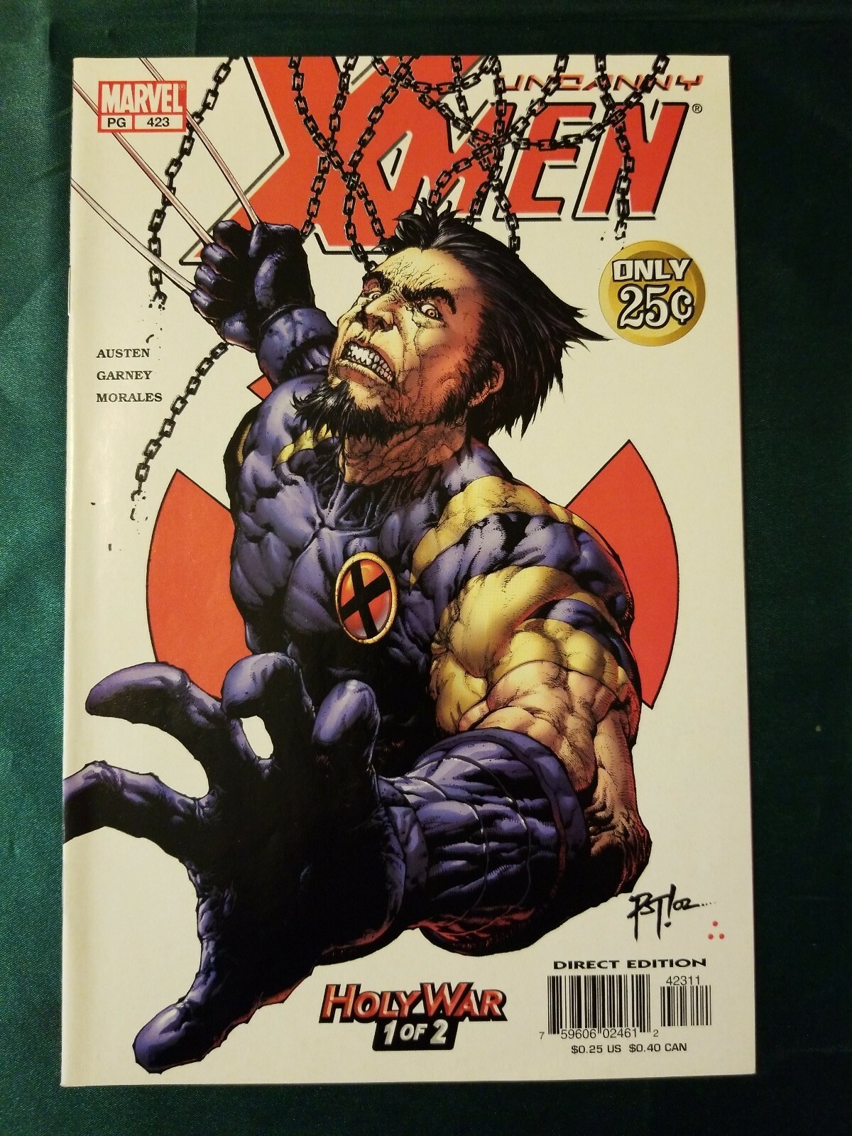 Uncanny X-Men #423 Marvel Comics 2003 Death of Bedlam (Jesse Aaronson ...