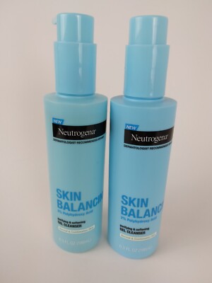 2 Neutrogena Cleanser Skin Balancing Purifying & Softening Gel Cleanser ...