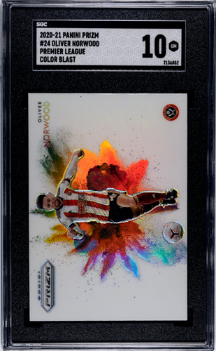 2020-21 Panini Prizm Premier League - Color Blast Oliver Norwood #24 ...