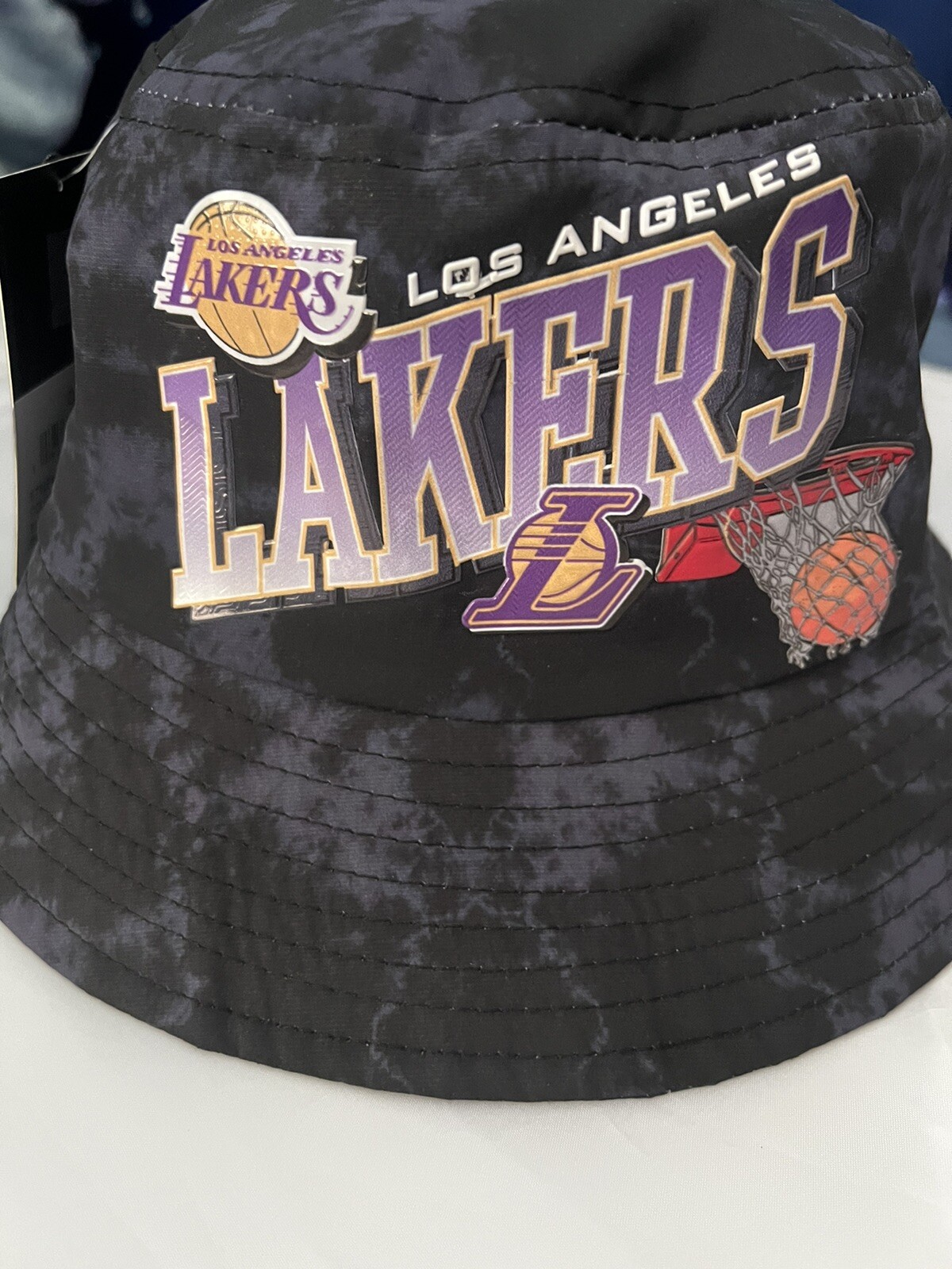 Ultra Game NBA Los Angeles Lakers Bucket Hat Cap Brand New One Size Fit ...