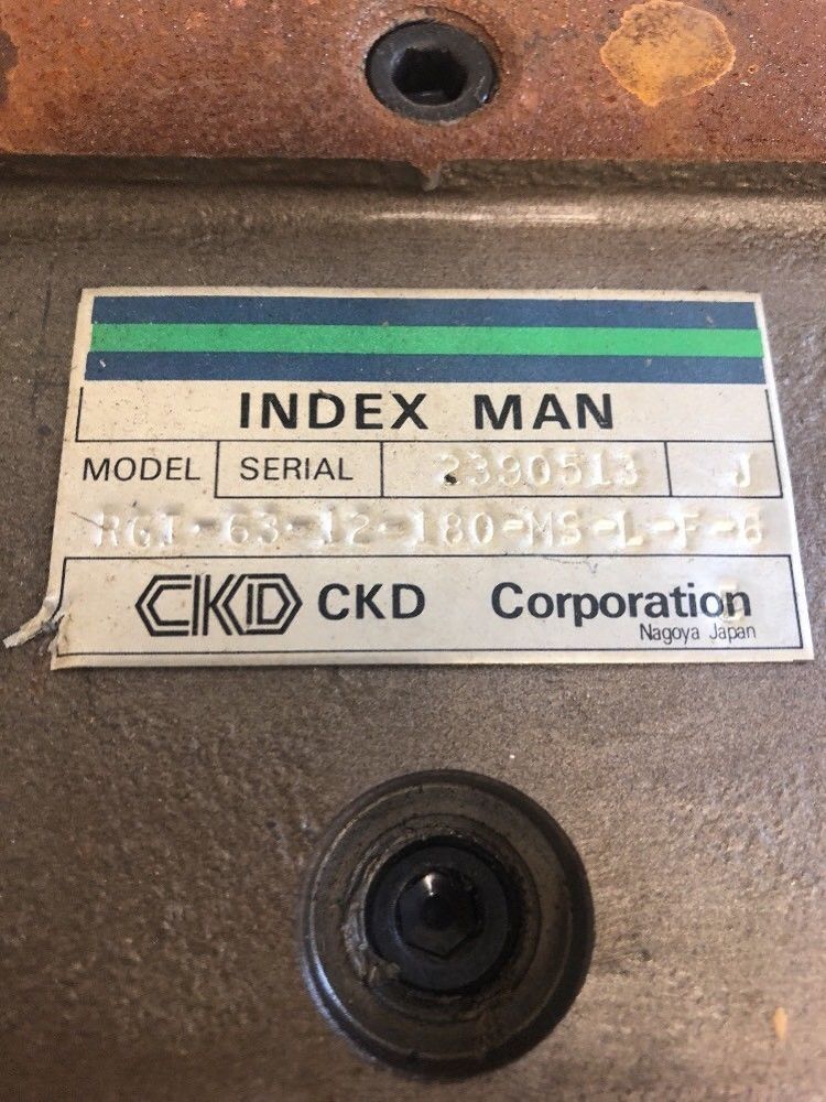 CKD Index Man RGI-63-12-180-MS-L-F-6 *Fast Shipping* Warranty! | eBay