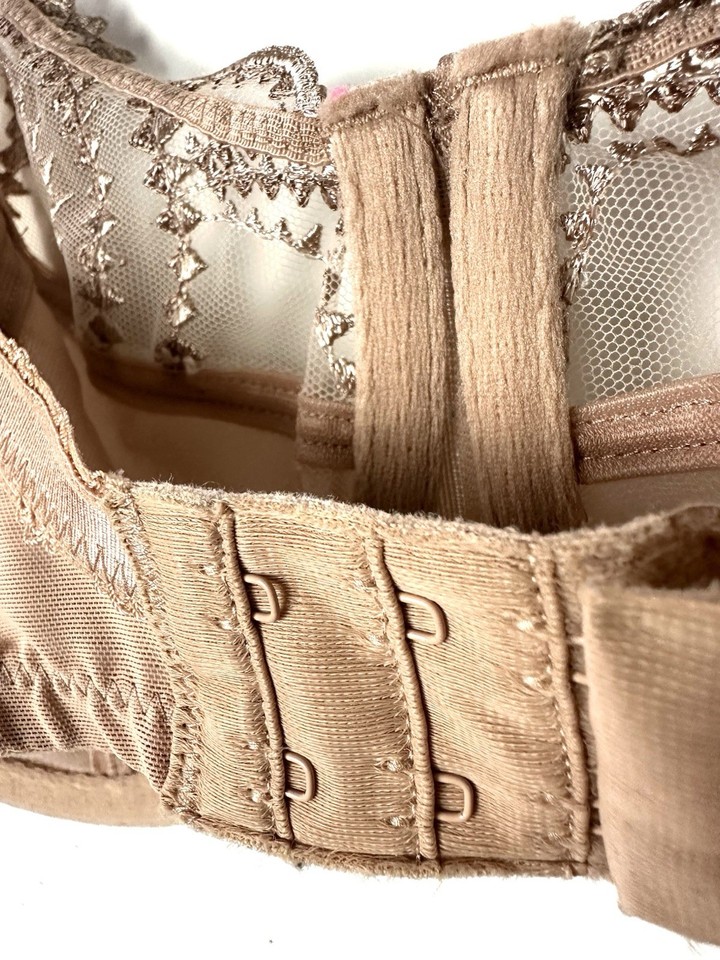 Wacoal Evocative Edge Bra 855304 Underwire Roebuck Nude Sheer ...