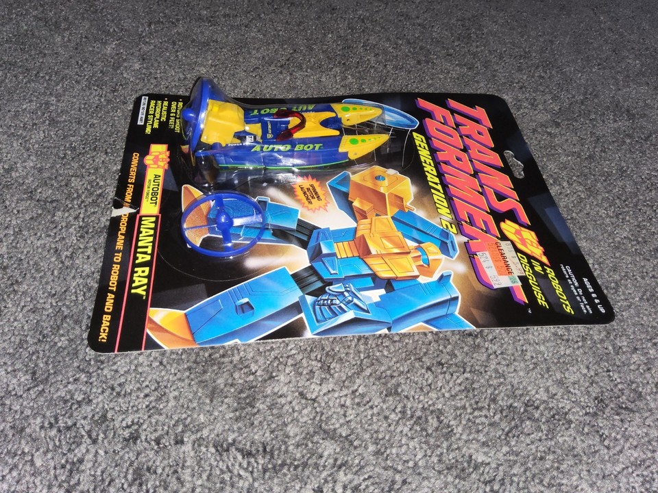 Transformers G2 rotorforce MOSC sealed new mantaray manta ray | eBay