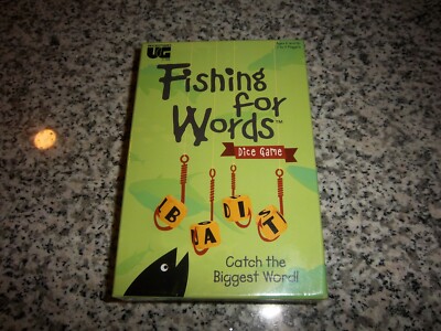FISHING FOR WORDS DICE GAME - NIB | eBay